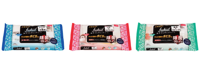 エルモアfukutおそうじシート レンジ＆冷蔵庫用、IH&ガスコンロ用、食卓&リビング用 ｜ 商品情報 ｜ エルモア